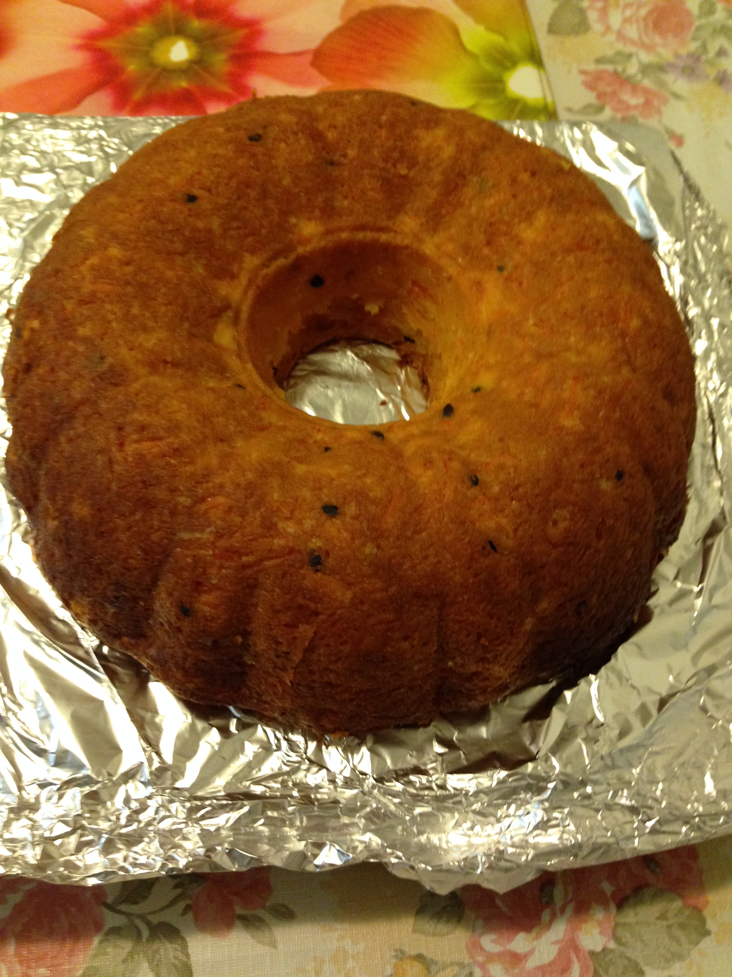 Carrots and passion fruits pulp yoghurt cake – helenscchin's Blog