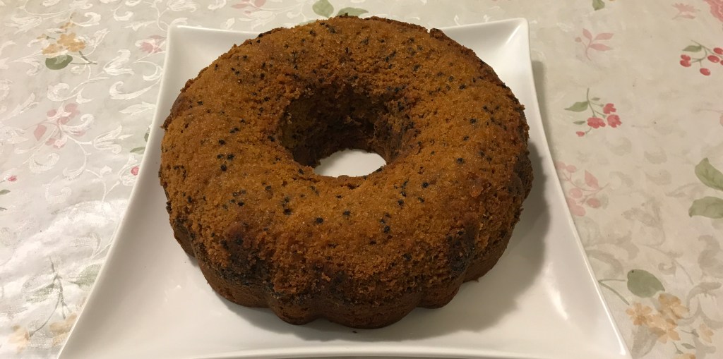 Black sesame seeds and treacle madeira cake – helenscchin's Blog