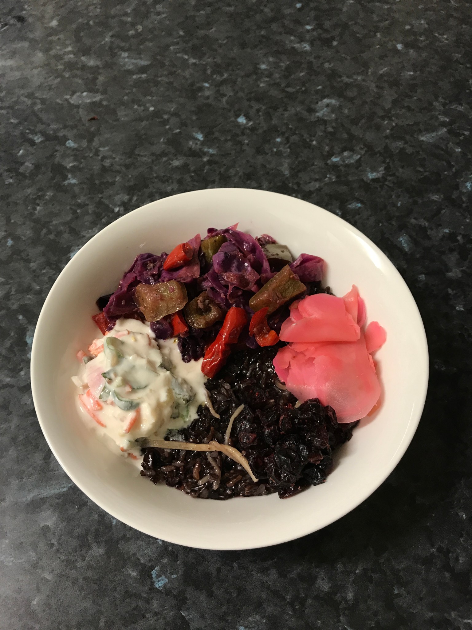 Poke bowl black rice yoghurt salad – helenscchin's Blog