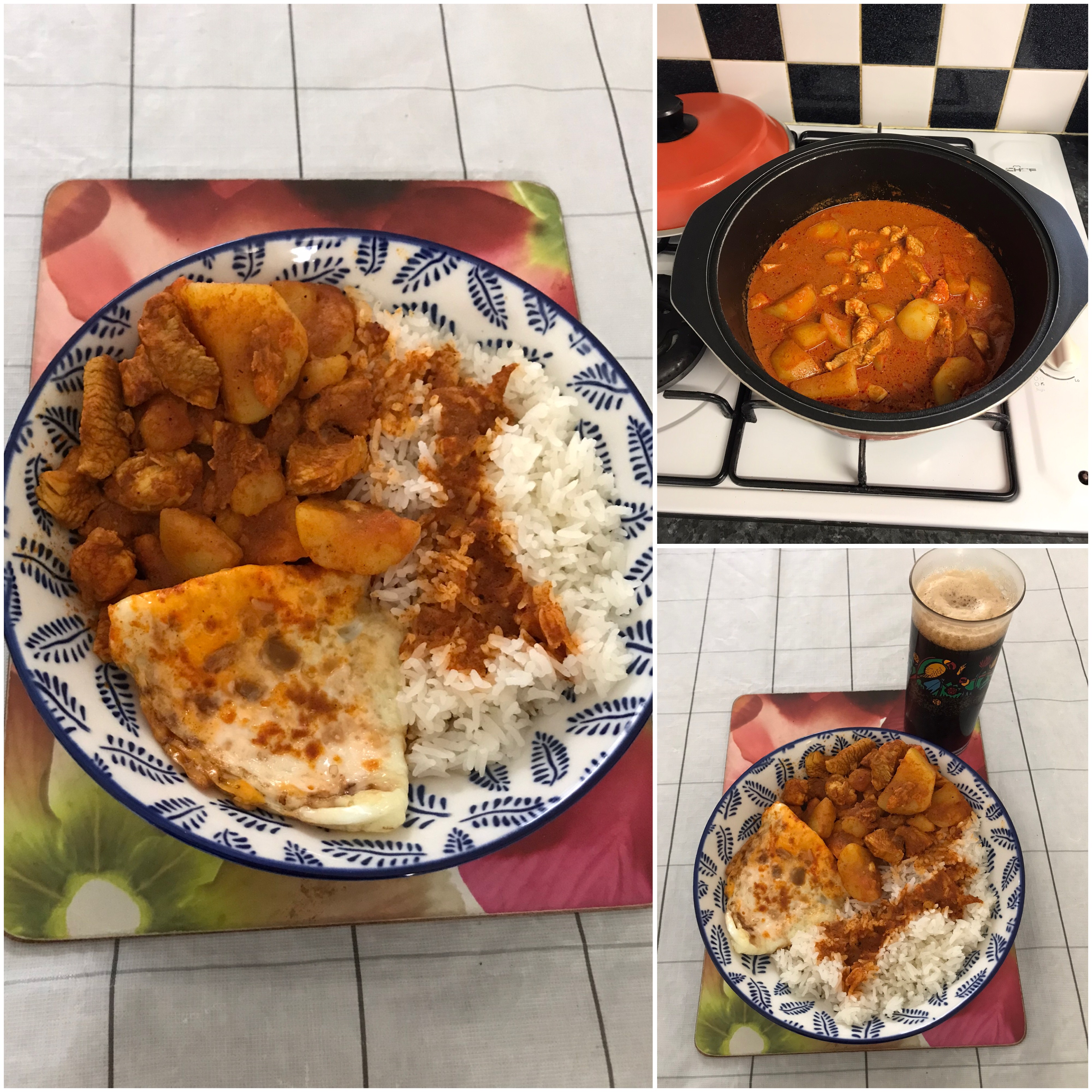 Chicken and potato curry A1 Action One – helenscchin's Blog