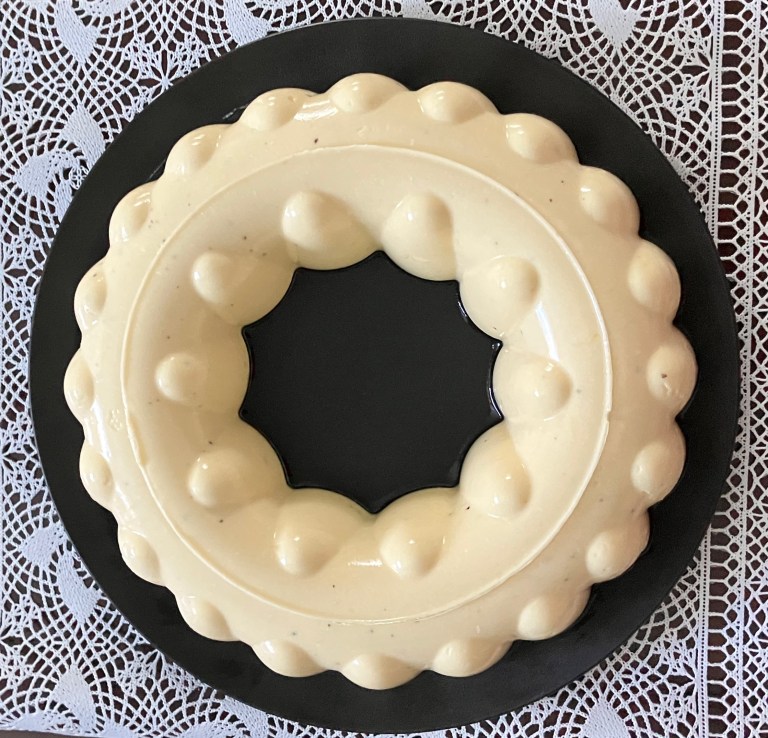 Goat cheese & black truffle dip custard panna cotta – helenscchin's Blog