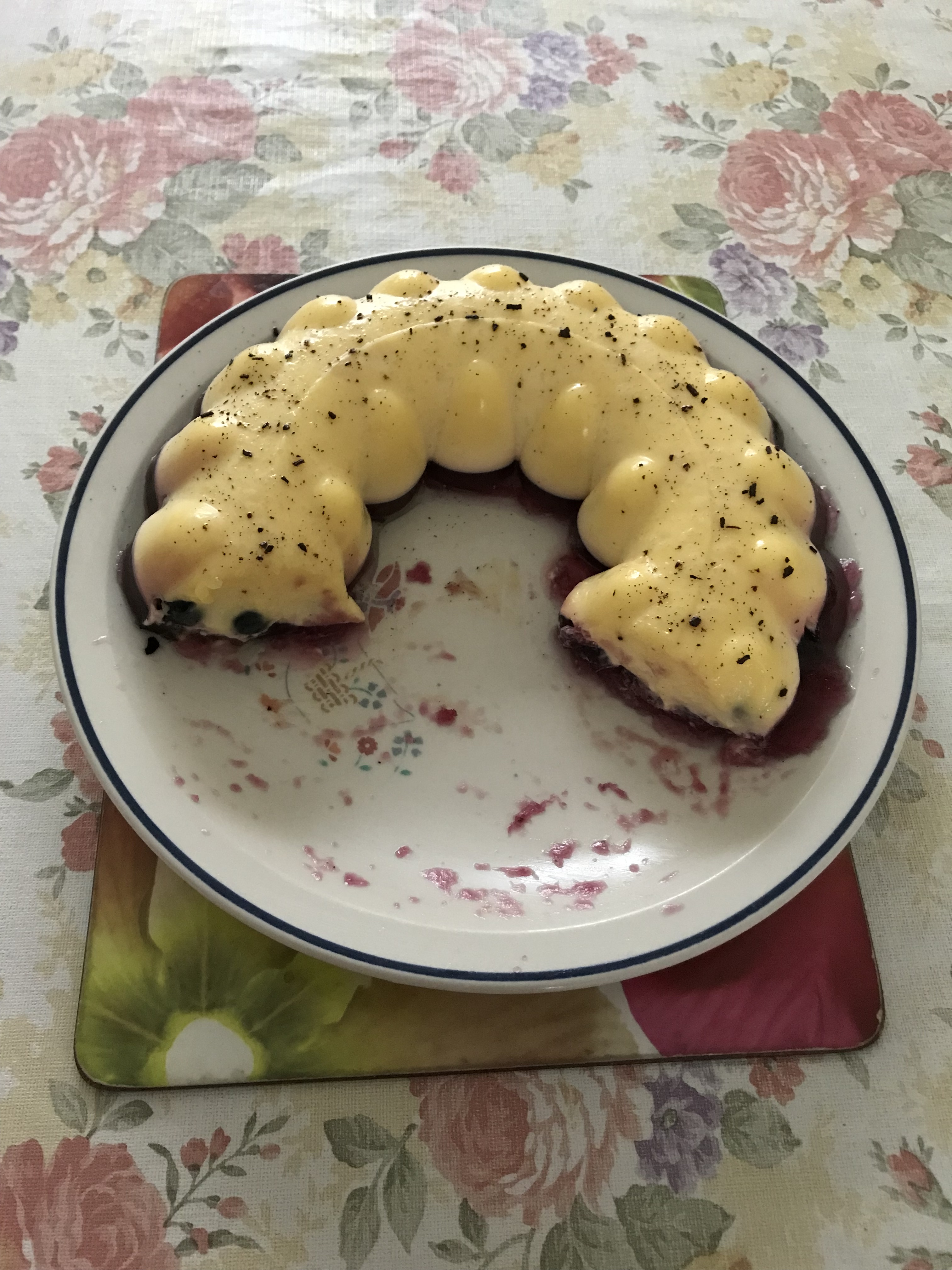 Berry jelly pudding – helenscchin's Blog